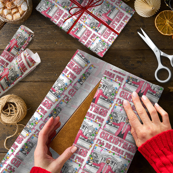 Trump Daddy's Home In Pink Wrapping Paper For Christmas Gift HA75 6408 ...