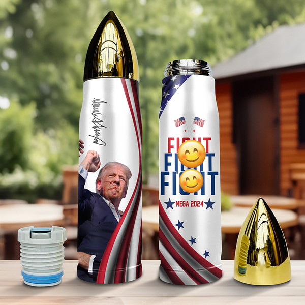 Trump MAGA 2024 Bullet Tumbler - Trump Tumbler, President Donald Trump ...