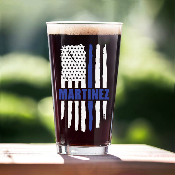 Independence Day American Donald Trump Print Beer Glass - RWB Zone