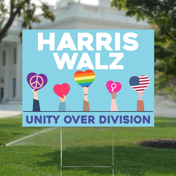 Kamala Harris - Tim Walz for president - Unity Over Division ...