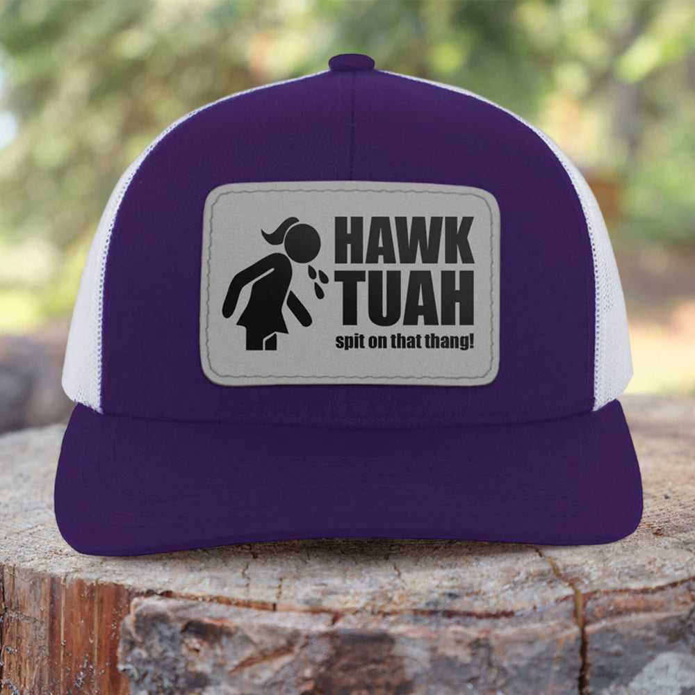 Hawk Tuah Spit On That Thang Girl Silhouette, Personalized Trucker ...