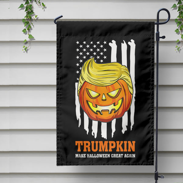 Trumpkin Make Halloween Great Again Garden Flag HA75 63432 - RWB Zone