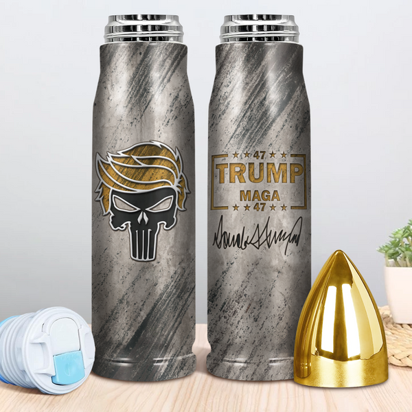 Trump MAGA 2024 Bullet Tumbler - Trump Tumbler, President Donald Trump ...