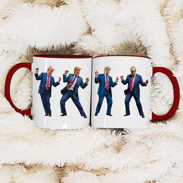 Trump Ready To Dance And Celebrate The Holidays Accent Mug LM32 65025 ...