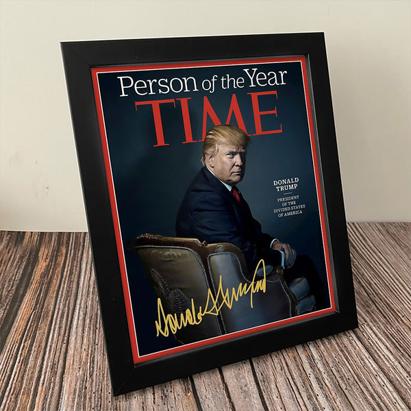 Trump Person of the Year Picture Frame, Cool Trump President, Trump ...
