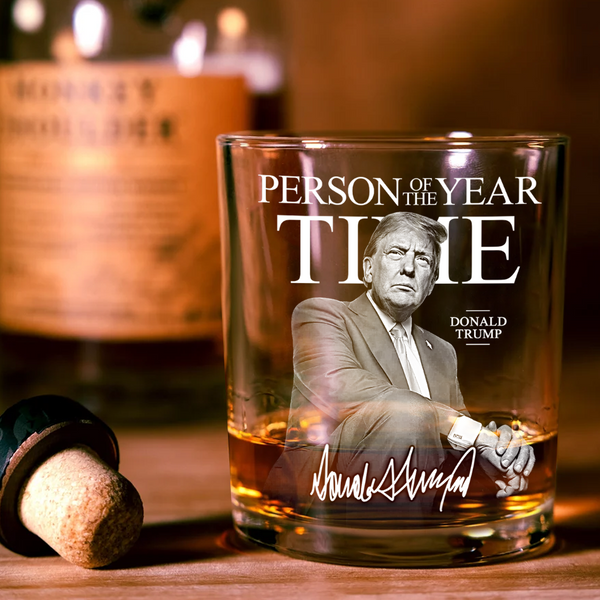 Trump's Time Person of the Year Whisky Glass MAGA Gift HA75 67206 - RWB ...