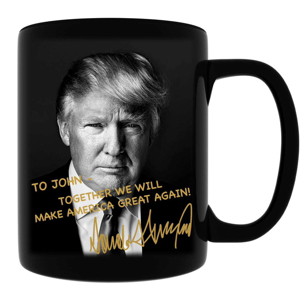 President Donald Trump Autographed Mug | Donald Trump Homage Mug ...
