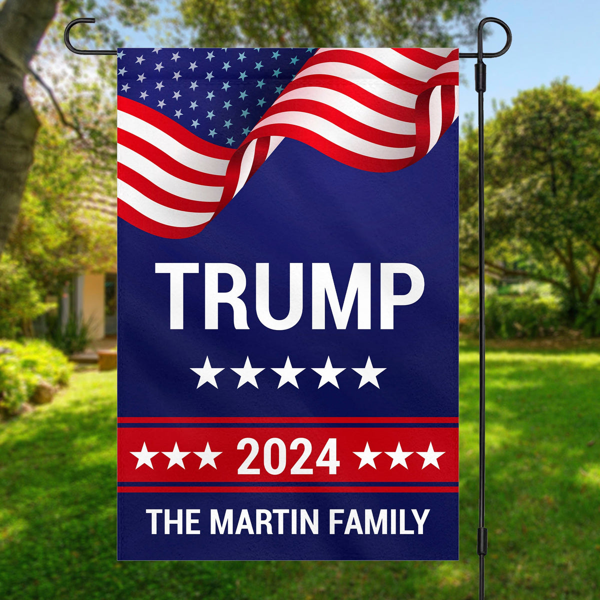 Trump 2024 Flag | Donald Trump Homage Flag | Donald Trump Fan Garden ...
